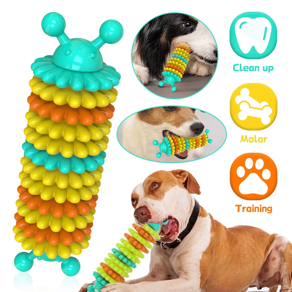 SHELLTON Dog Toothbrush Chew Toys,Puppy Dental Oral Care Brushing Toy ...