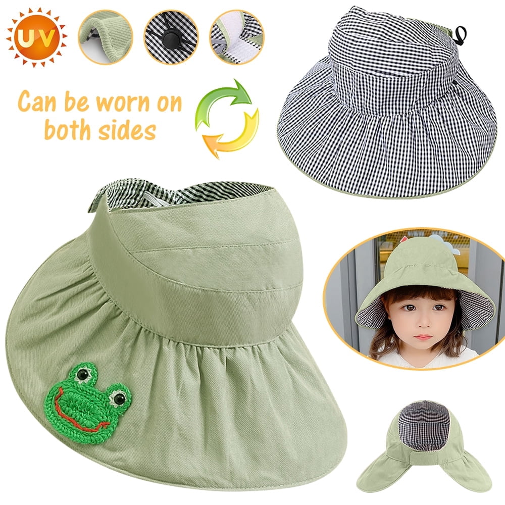 SHELLTON Kids Sun Hat, UPF 50+UV Sun Protection Hats, Double Sides Wide ...