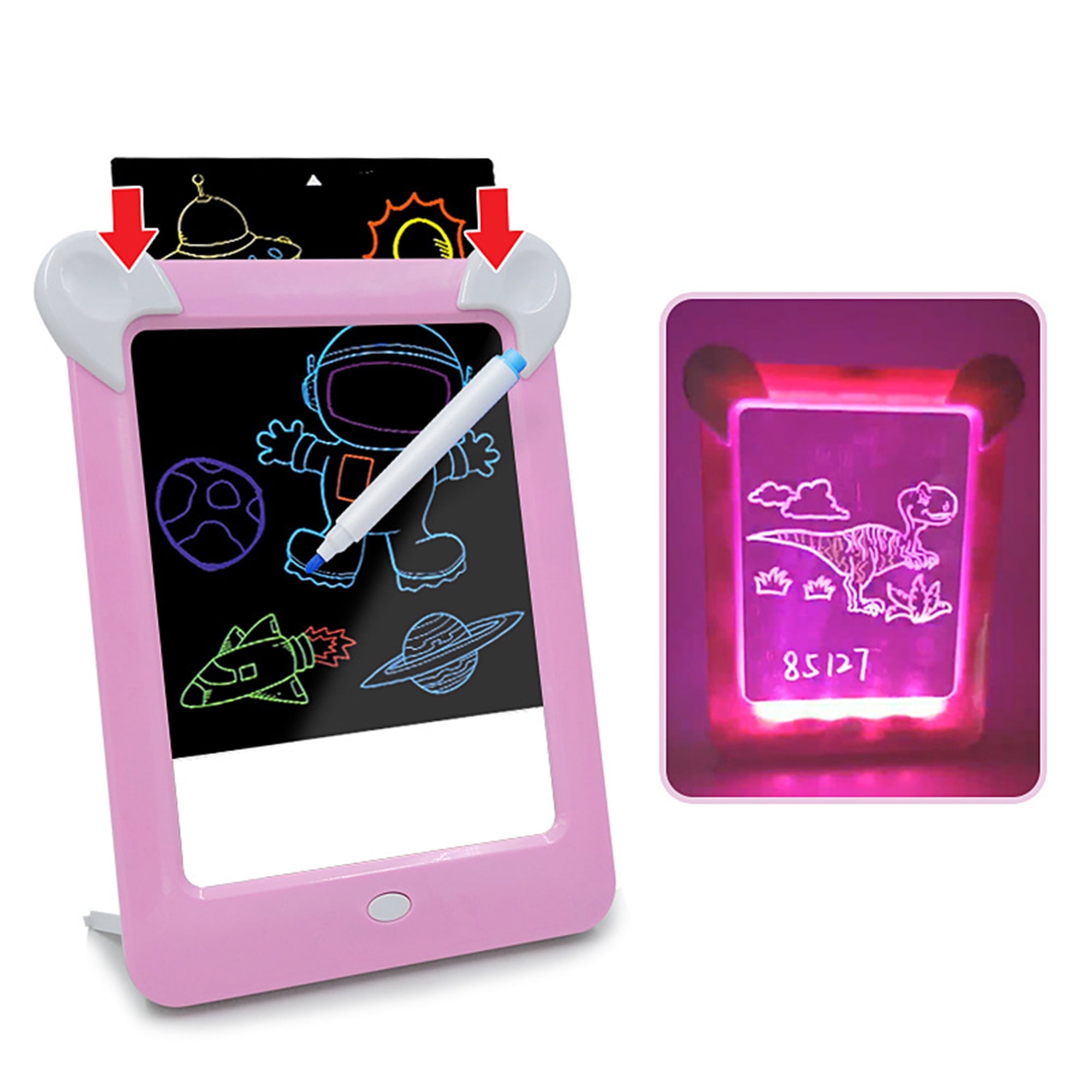 SHELLTON LED Fluorescent Drawing Board Light Up Children's Graffiti ...