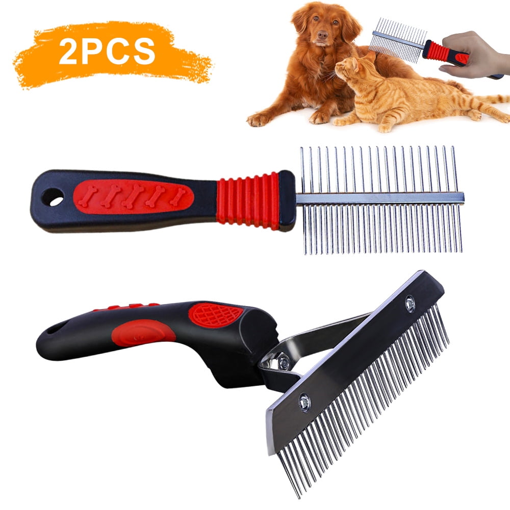 SHELLTON Pet Comb - For Cat Hair Deshedding Comb Pet Dog Cat Brush ...