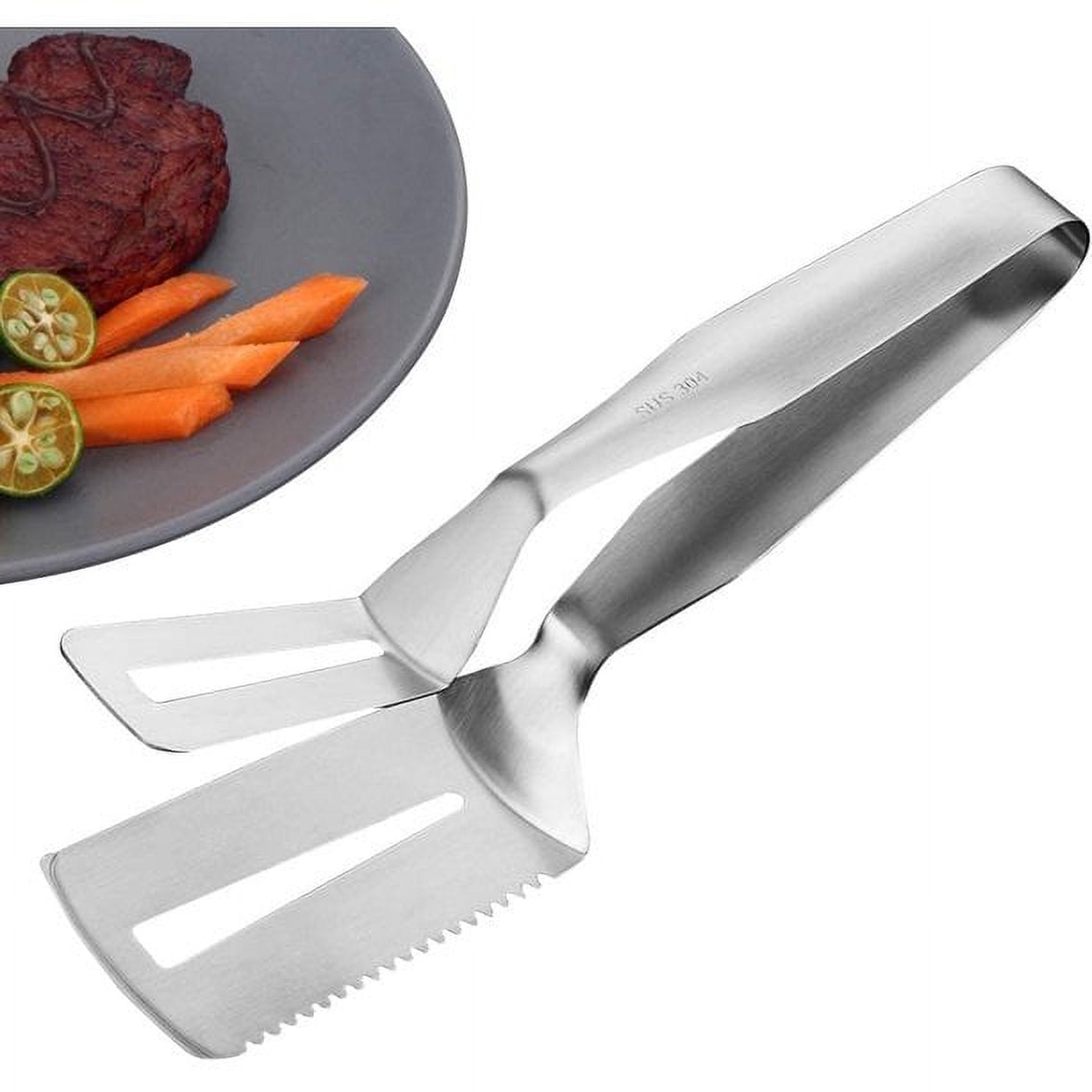 SHELLTON Steak Clamps Pizza Clip Fish Gripper -304 Stainless Steel ...