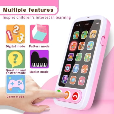 Swing Set Stuff Inc. Kid's Toy Phone, Pink - Realistic Play Look for ...