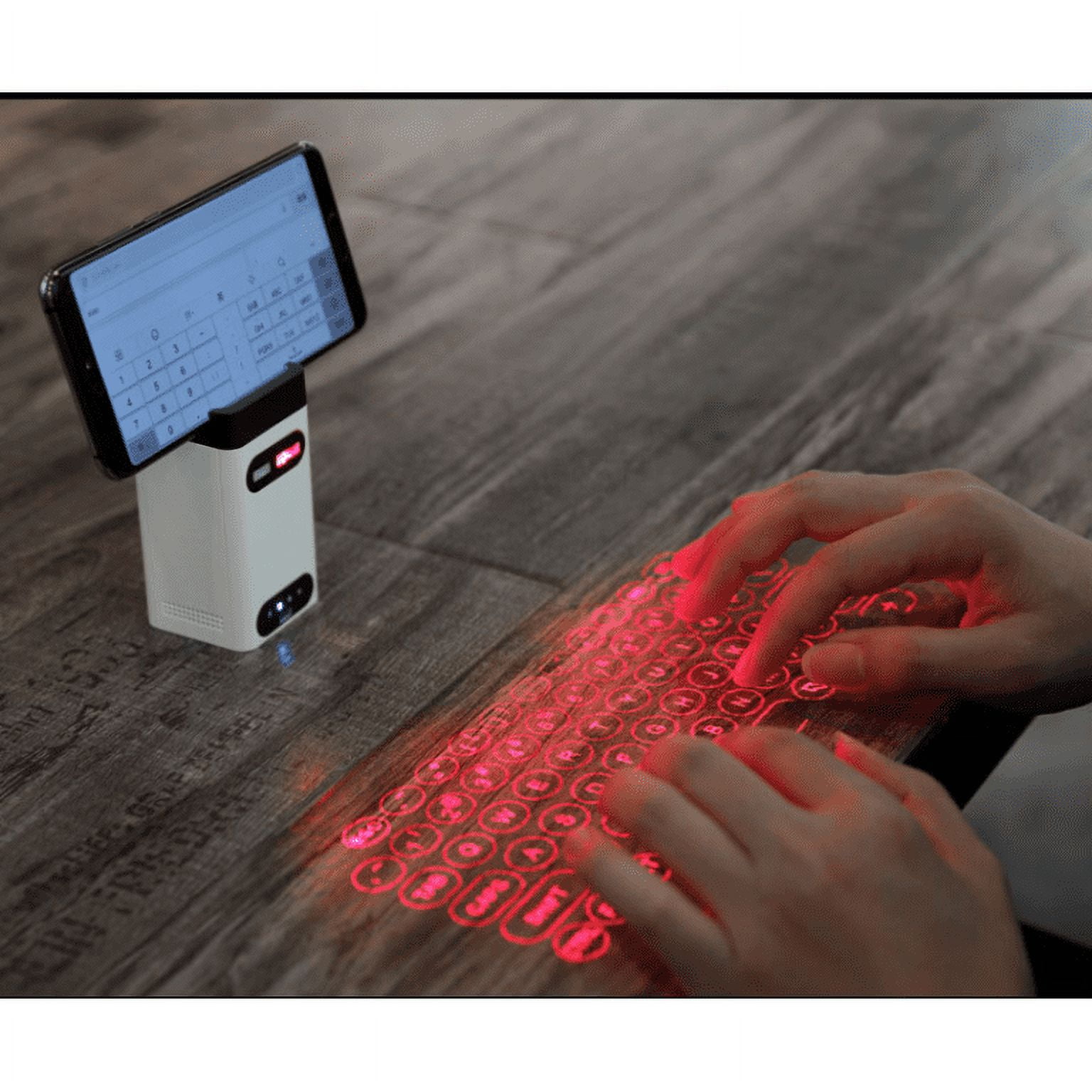 SHELLTON White Mini Bluetooth V3.0 Wireless Keyboard & Mouse Touchpad ...