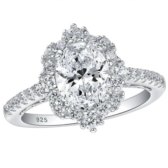 925 Sterling Silver Yellow-tone Womens Cubic-Zirconia Heart Ring Size 5 ...