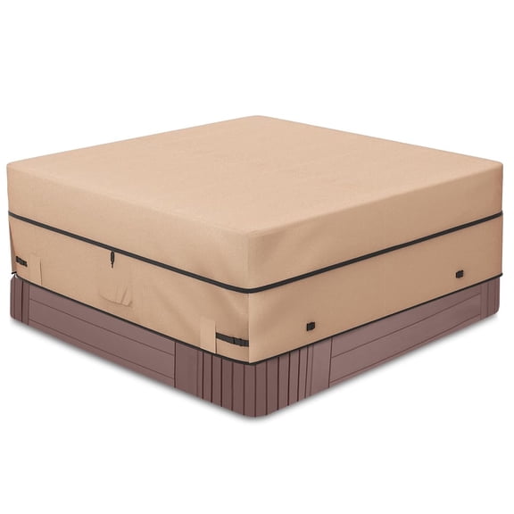 COSYUMI Hot Tub Cover,900D Heavy Duty Square Hot Tub Cover Protectors ...