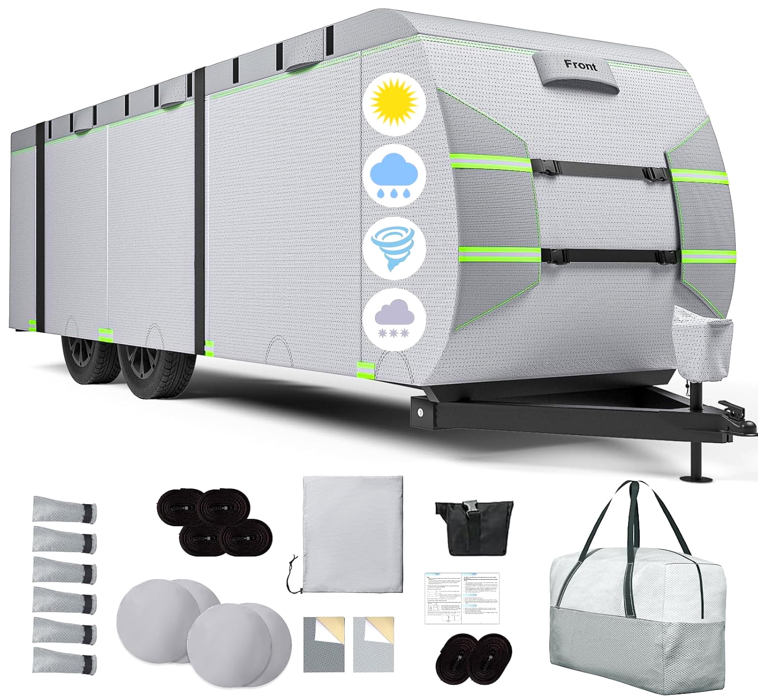 SHELTUSE RV Cover for 27-30FT Travel Trailer Cover Upgraded 7 Layers ...