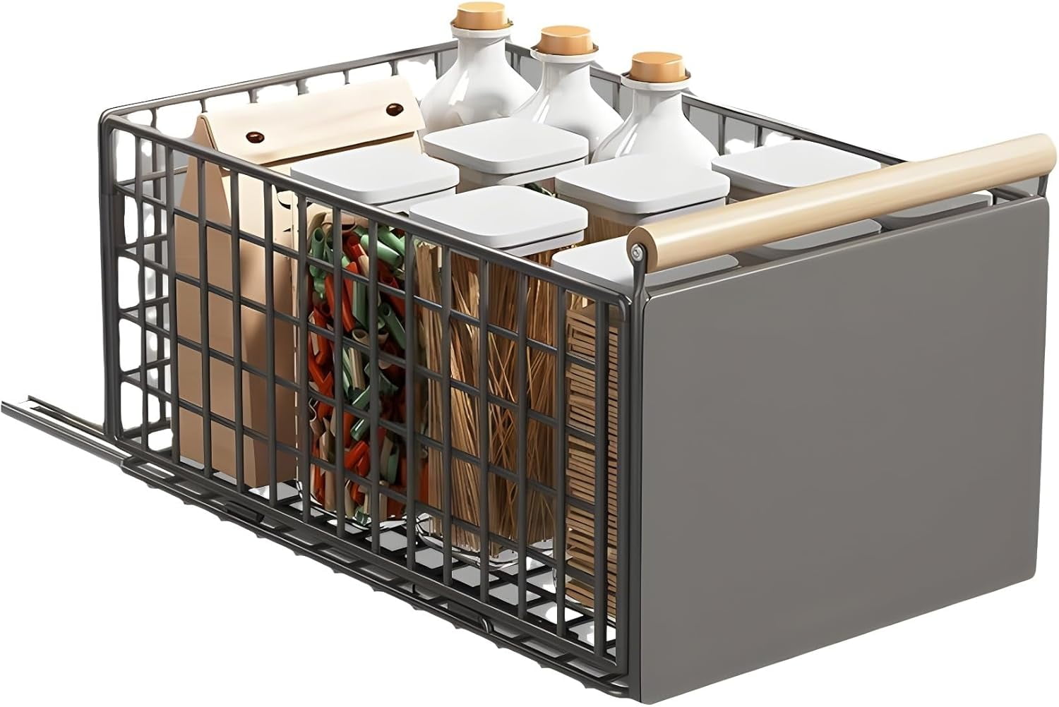 SHEN Spice Organization for Cabinet, Pull Out Cabinet Organizer, Slide ...