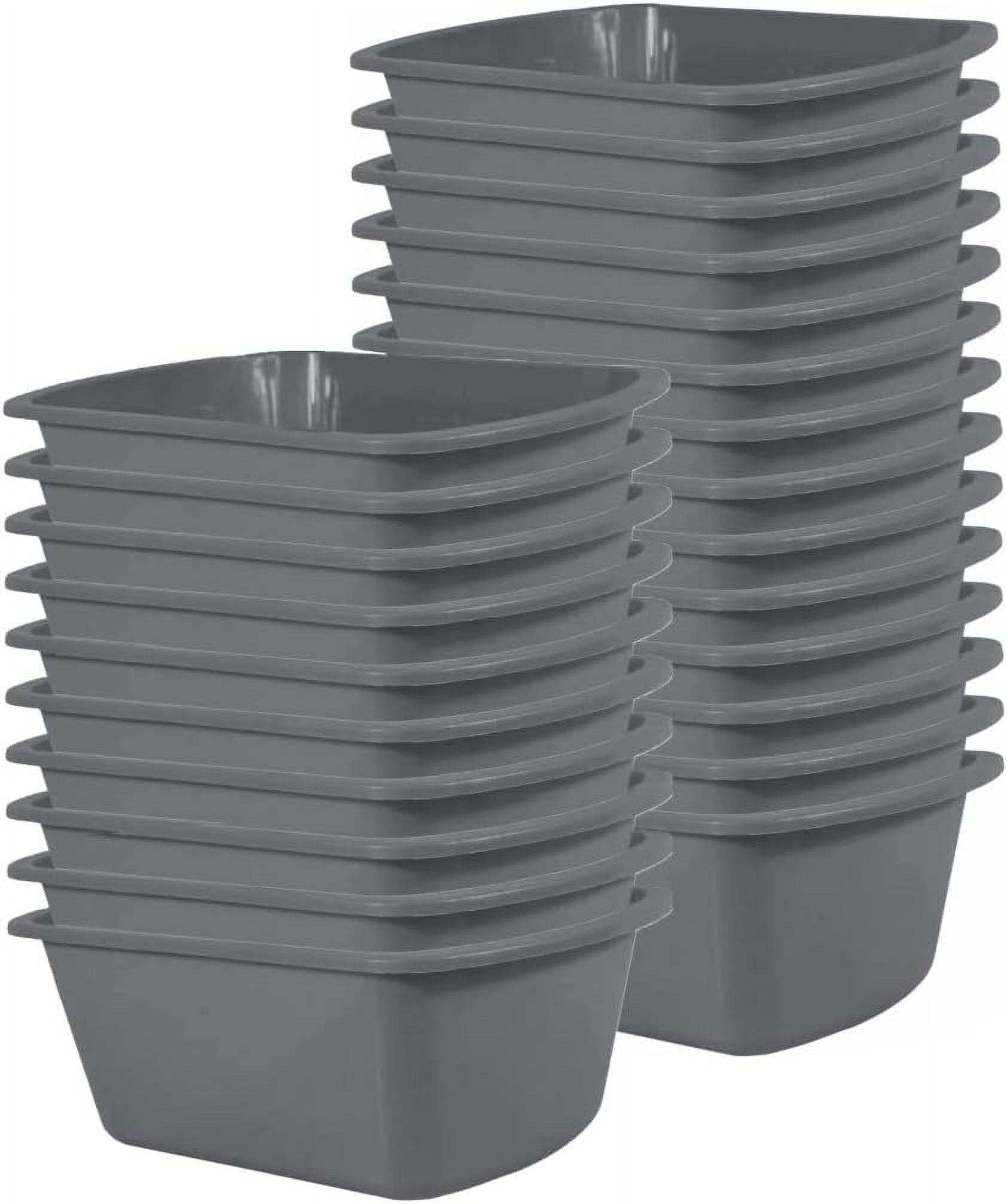 SHEN Wash Basins – Rectangular Plastic Hospital Bedside Soaking Tub [25 ...