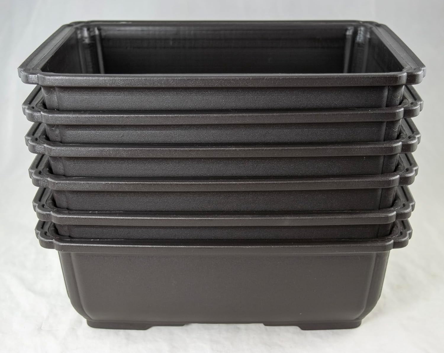 SHEN Yubonzai Heavy Duty Dark Brown Rectangular Plastic Bonsai Training ...