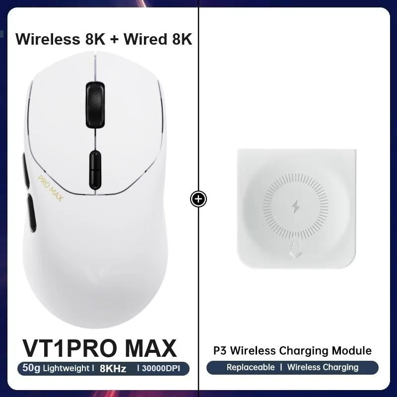 SHENDALI VT3Pro Wireless Gaming Mouse 59g Lightweight 8KHz Polling Rate ...