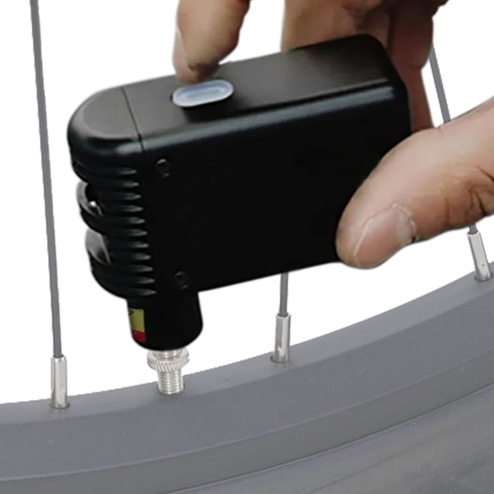 SHENERDA Air Pump for Bike Miniature Electric Tire Inflator Smart Wheel Air Pump for Bike ...