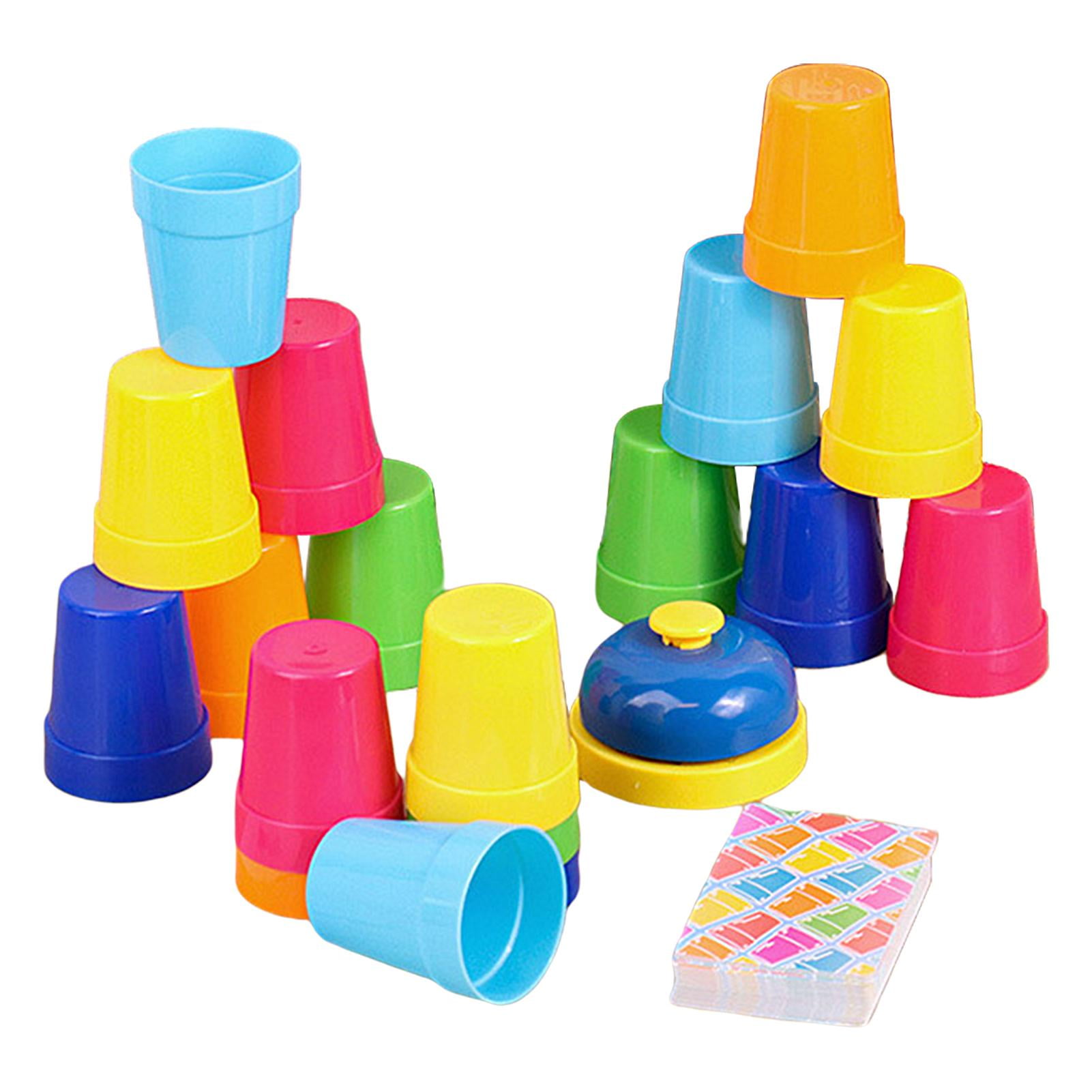 SHENERDA Babies Stacking Cups Bath Toy,Quick Stack Cups Game with 18pcs ...