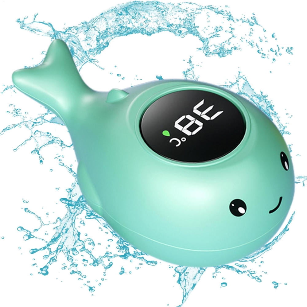 SHENERDA Baby Water Temperature for Tub Digital LED Bathtub Temp Gauge ...