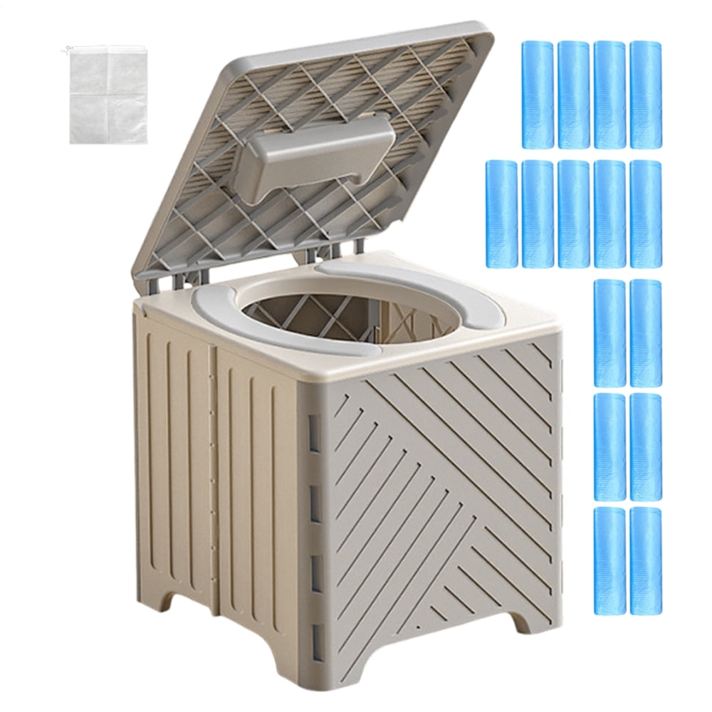SHENERDA Camping Toilet Non-slip Travel Toilet Foldable Space-Saving ...