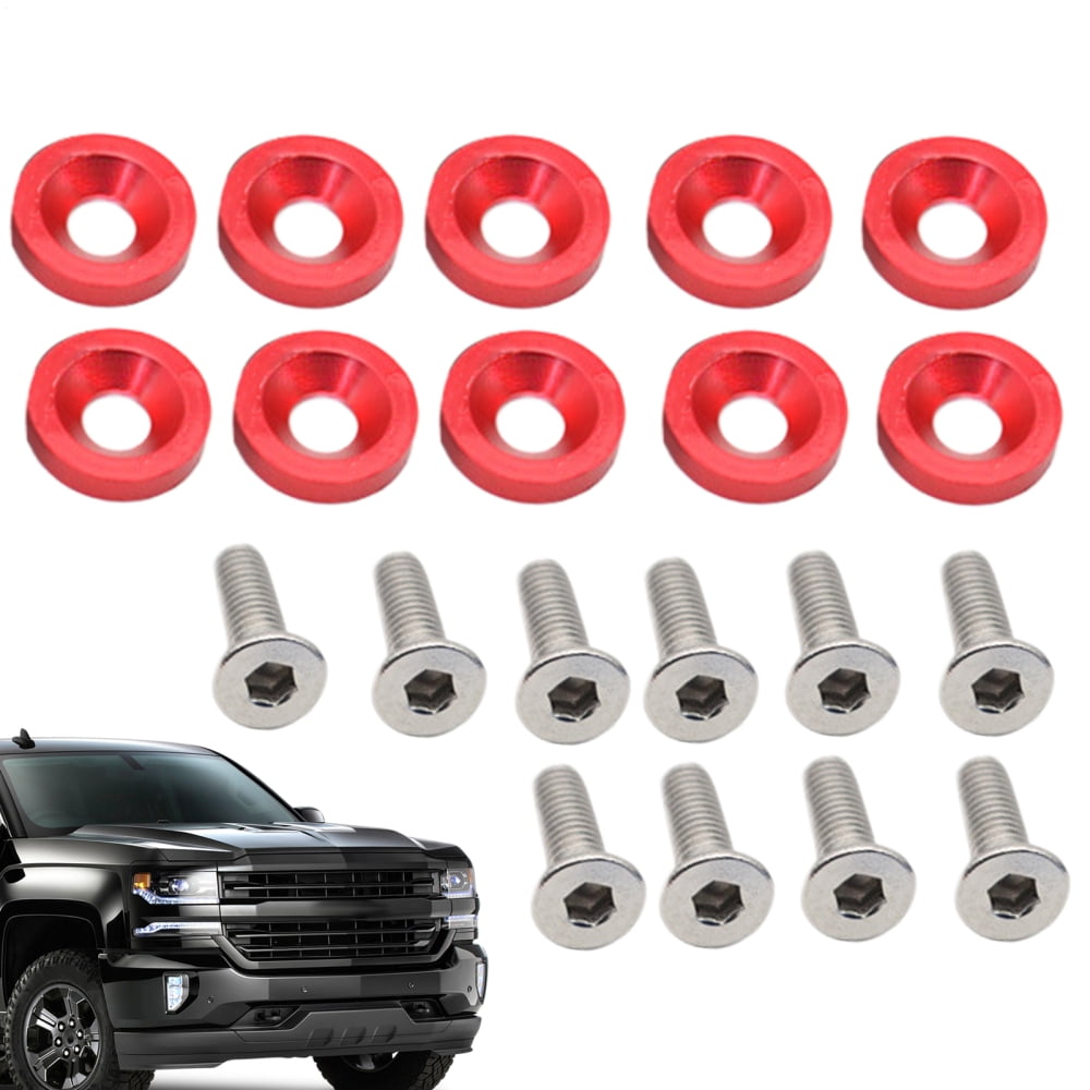 SHENERDA Car License Plate Screws License Plate Fasteners Anti-Theft ...