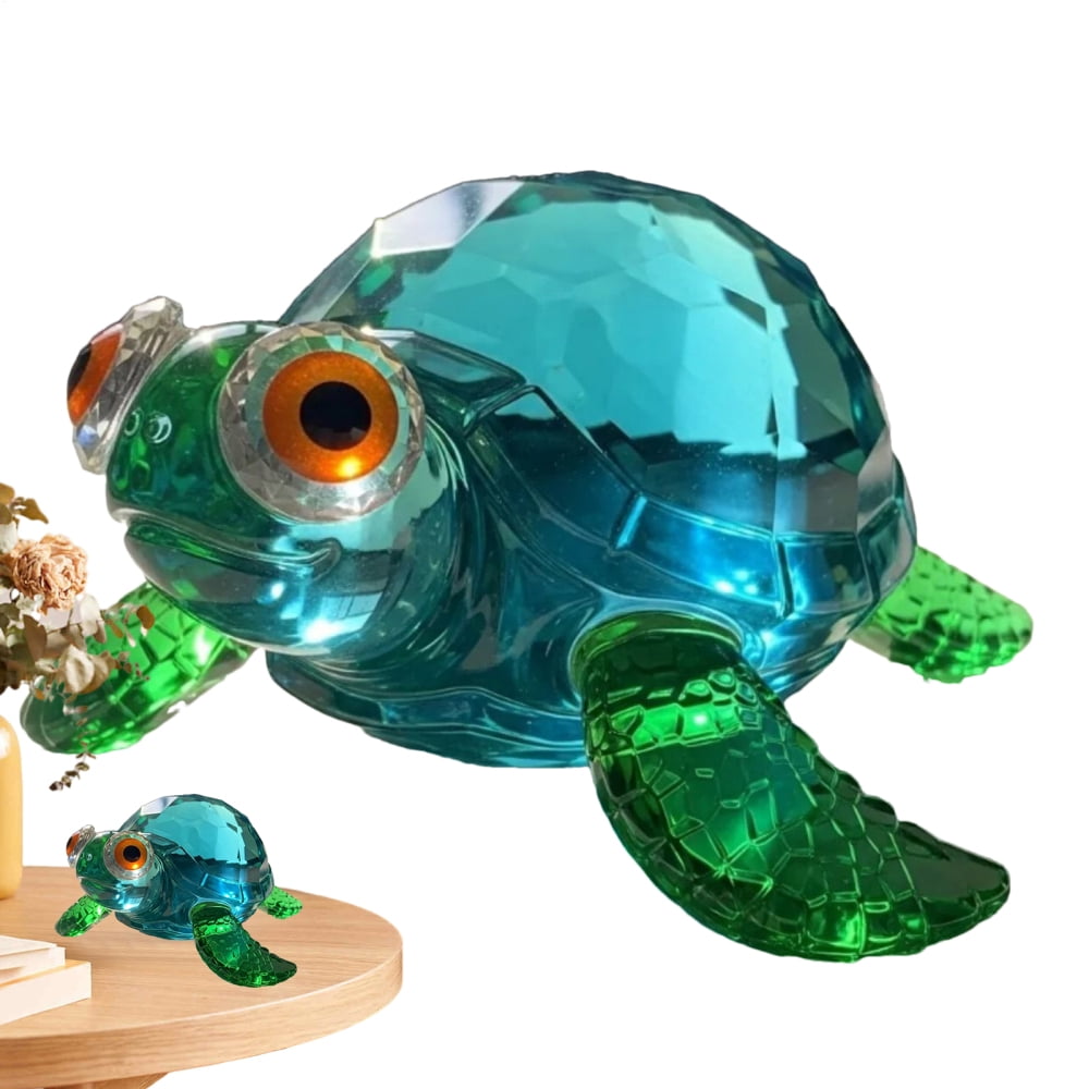 SHENERDA Crystal Animals Crystal Animal Sculptures Decorative Ornament ...