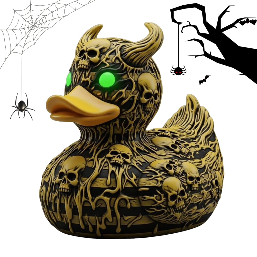SHENERDA Duck Statue Resin Skeleton Duck Figurine Desktop Ornament Home ...