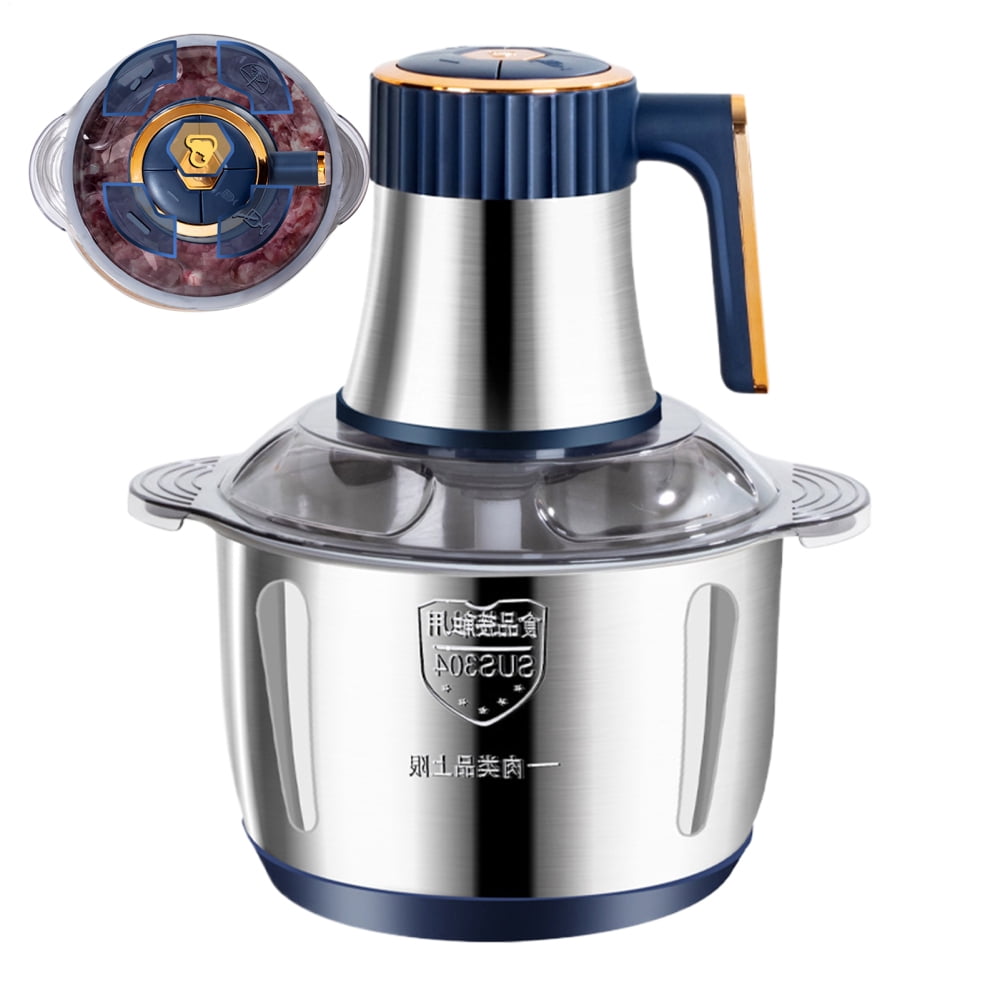 SHENERDA Electric Chopper Automatic Grinder Stainless Steel 5L ...