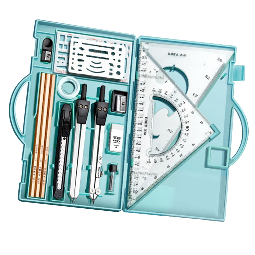 SHENERDA Geometry Set 16X Geometry Precision Tool Set Drawing Tools ...
