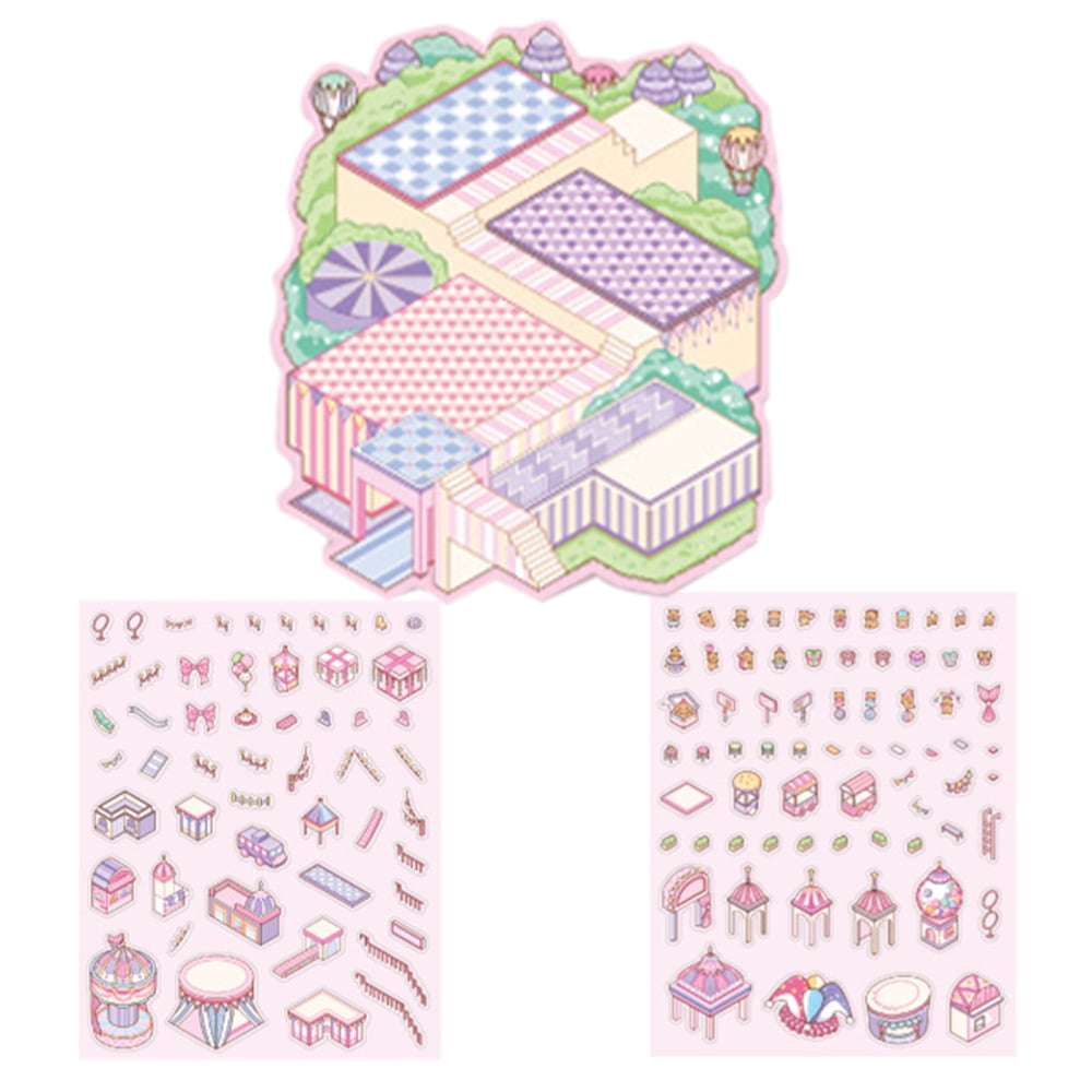 SHENERDA Landscape Stickers 3D Capybara Landscaping Handmade Stickers ...