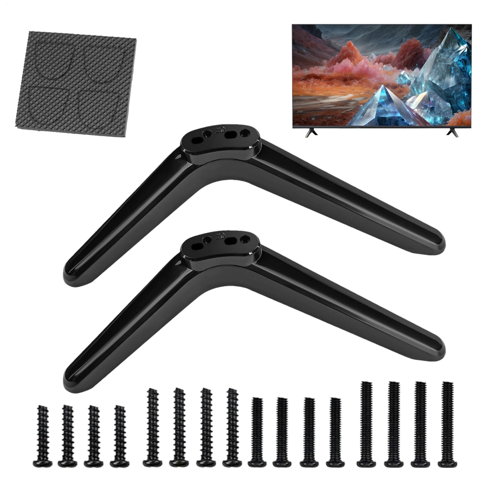 SHENERDA Legs for TV Stand Television Base Legs 2 Pieces Anti-Tilt ...