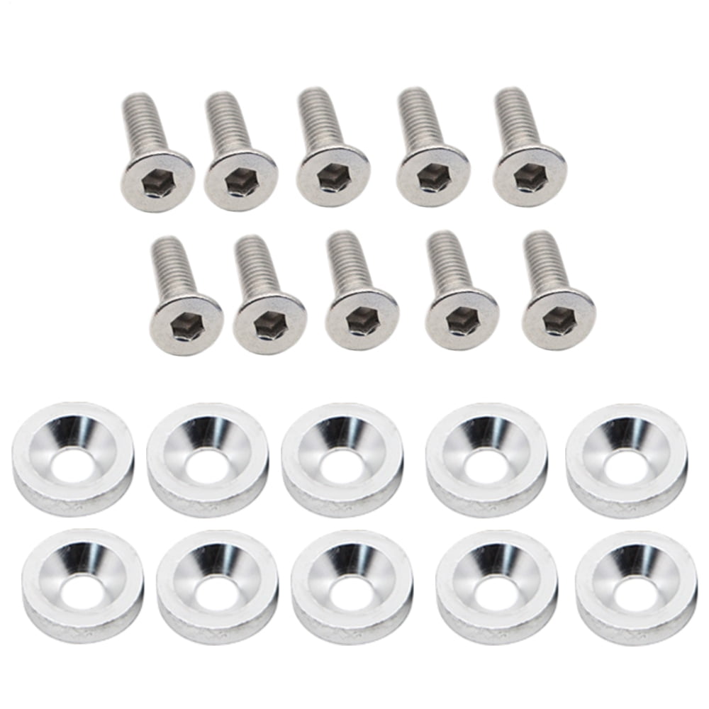 SHENERDA Licence Plate Screw Set License Plate Fasteners Anti-Theft ...
