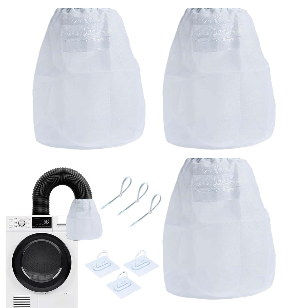 SHENERDA Lint Trap for Dryer Vent Indoor Dryer Vent Filter Reusable ...