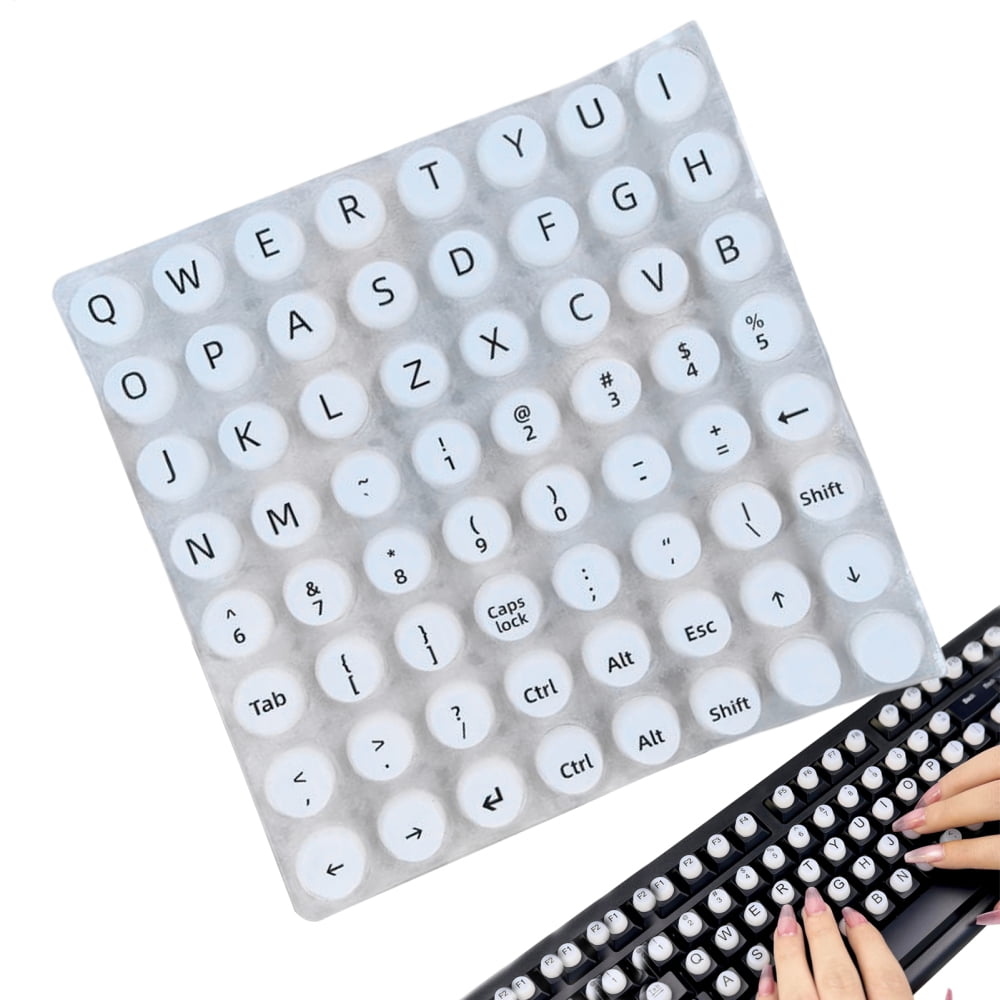 SHENERDA Long Nail Keyboard Bubbles Long Nail Keyboard Cover with ...