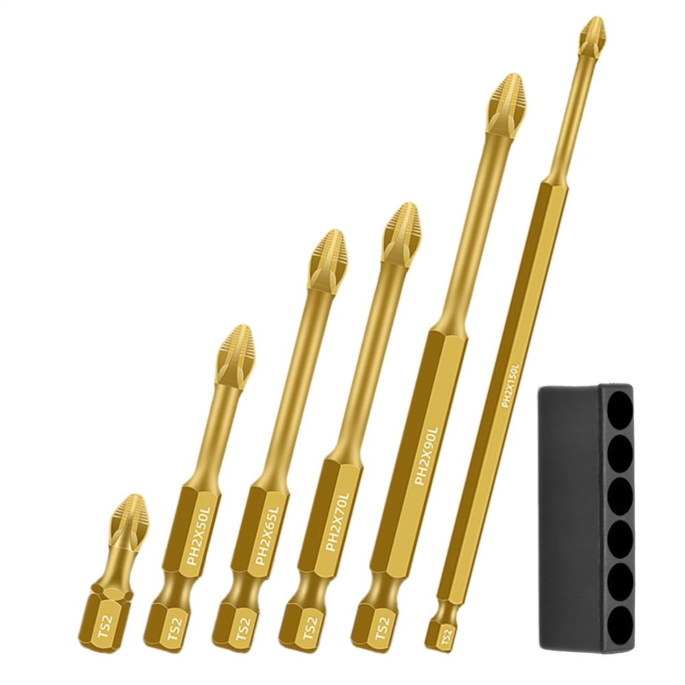 SHENERDA Magnetic Drill Bit Set S2 Screw Driver Bits Set for 6 Multi ...