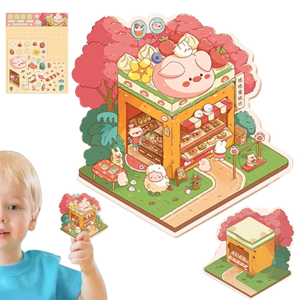 SHENERDA Make Your Own Scene Stickers Decorative Wall Decals 3D Effect ...