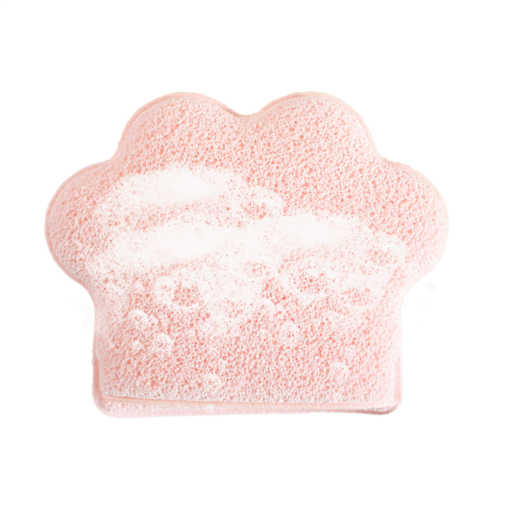 SHENERDA Make Up Sponges For Face Cleaning Cat Paw Shape Enlarged Skin ...