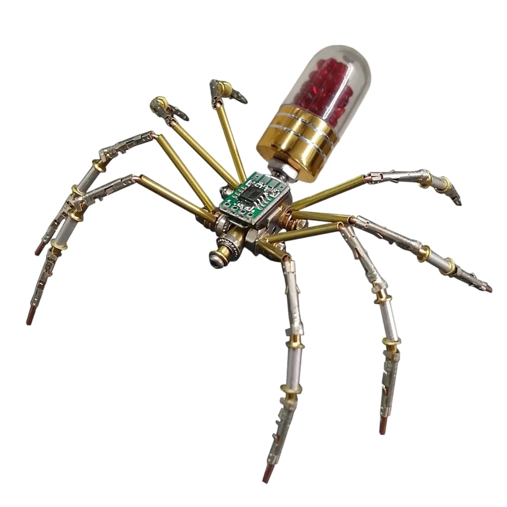 SHENERDA Mechanical Spider 3D Mechanical Metal Fun home Decor Spider ...