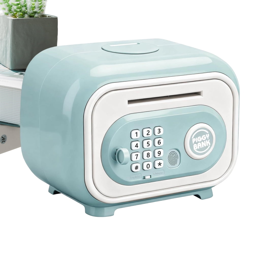 SHENERDA Money Bank for Kids Cash Coin Safe Box Toy with Code and ...