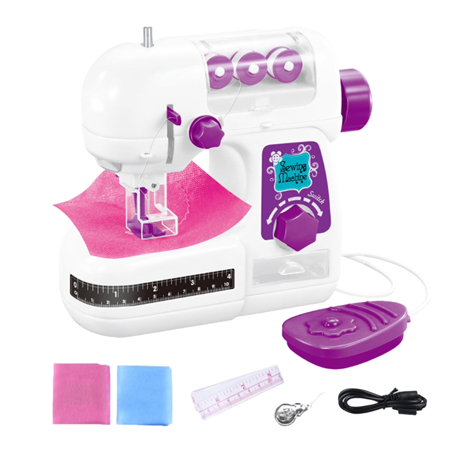 SHENERDA Portable Sewing Machine,Sewing Machine Toy Arts & Crafts Kids ...