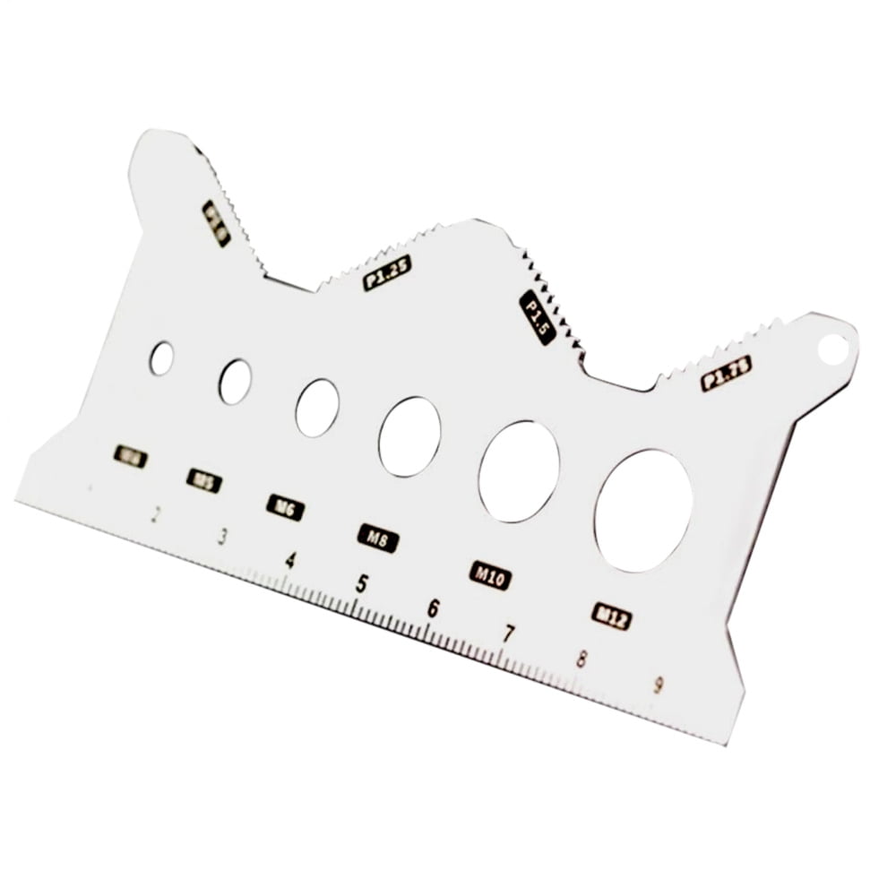 SHENERDA Screw Thread Gauge Nut Bolt Thread Gauge Portable Standard ...