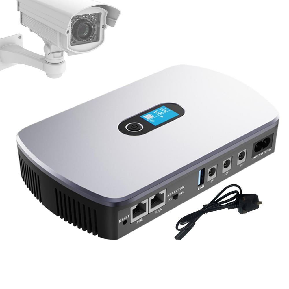 SHENERDA UPS Battery Backup 8800mAh Modem Supply With POE Compact UPS ...