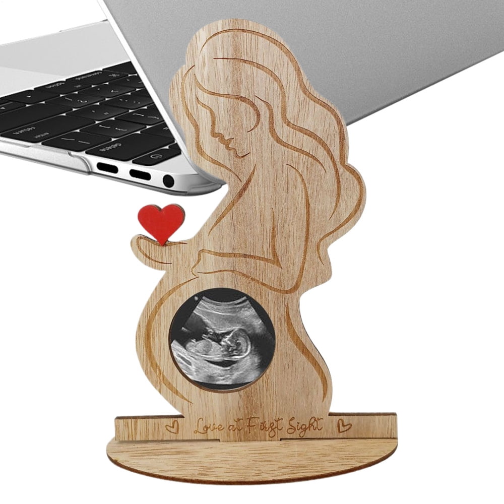 SHENERDA Ultrasound Picture Wood Frames Wooden Ultrasound Photo Frame ...