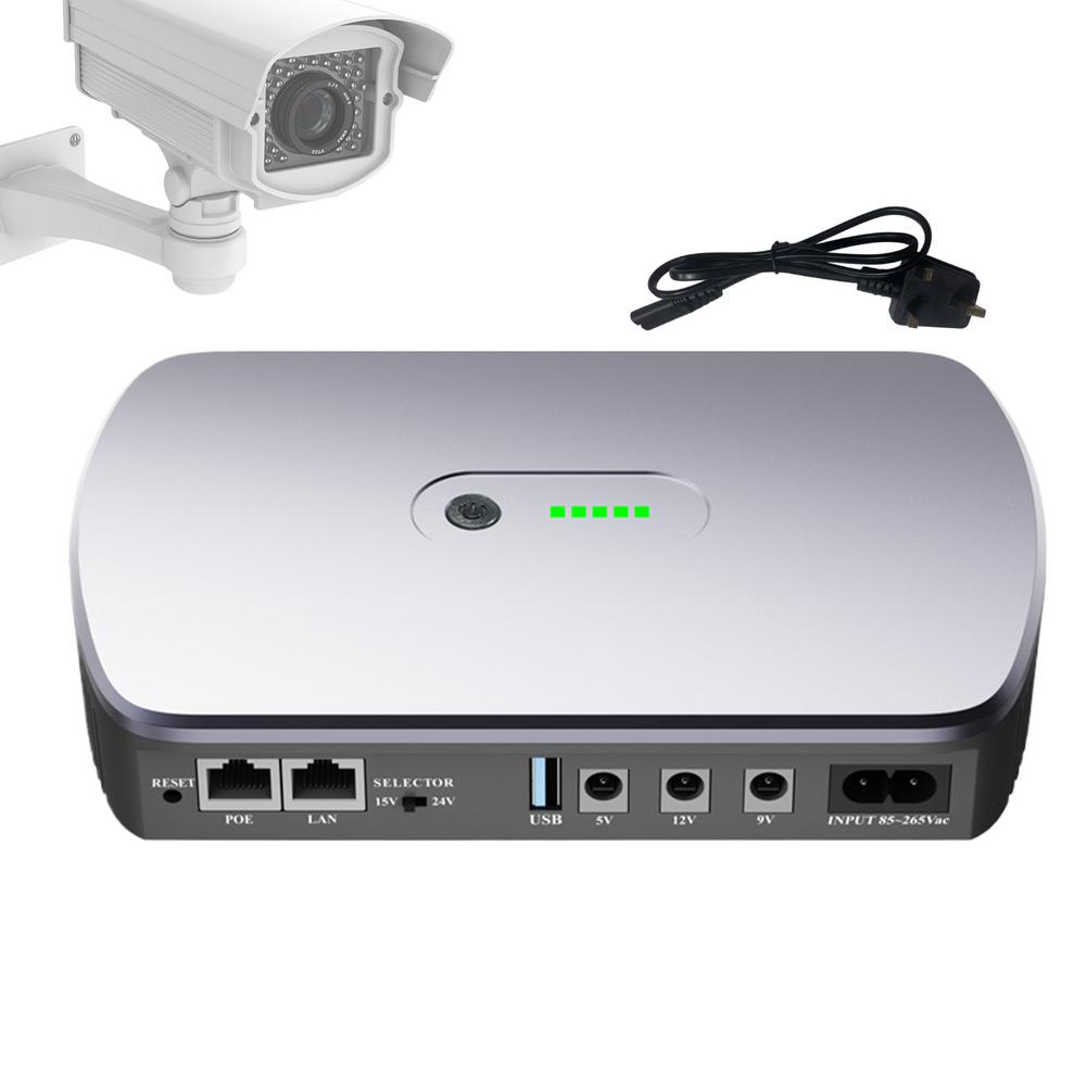 SHENERDA Uninterruptible Supply 8800mAh Modem Supply With POE Compact ...