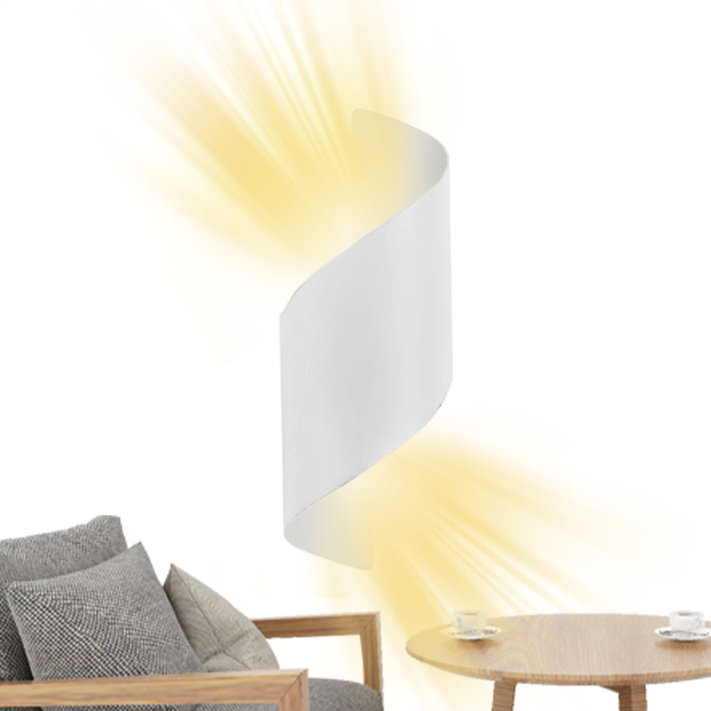 SHENERDA Wall Lamp Indoor Modern Spiral Lamp Water-Proof Up Down Wall ...