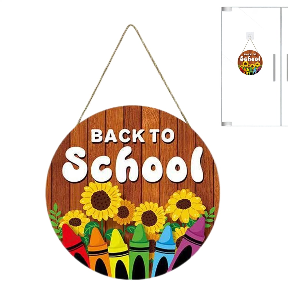 SHENERDA Welcome Sign for Classroom Door Decorative Signs Welcome ...