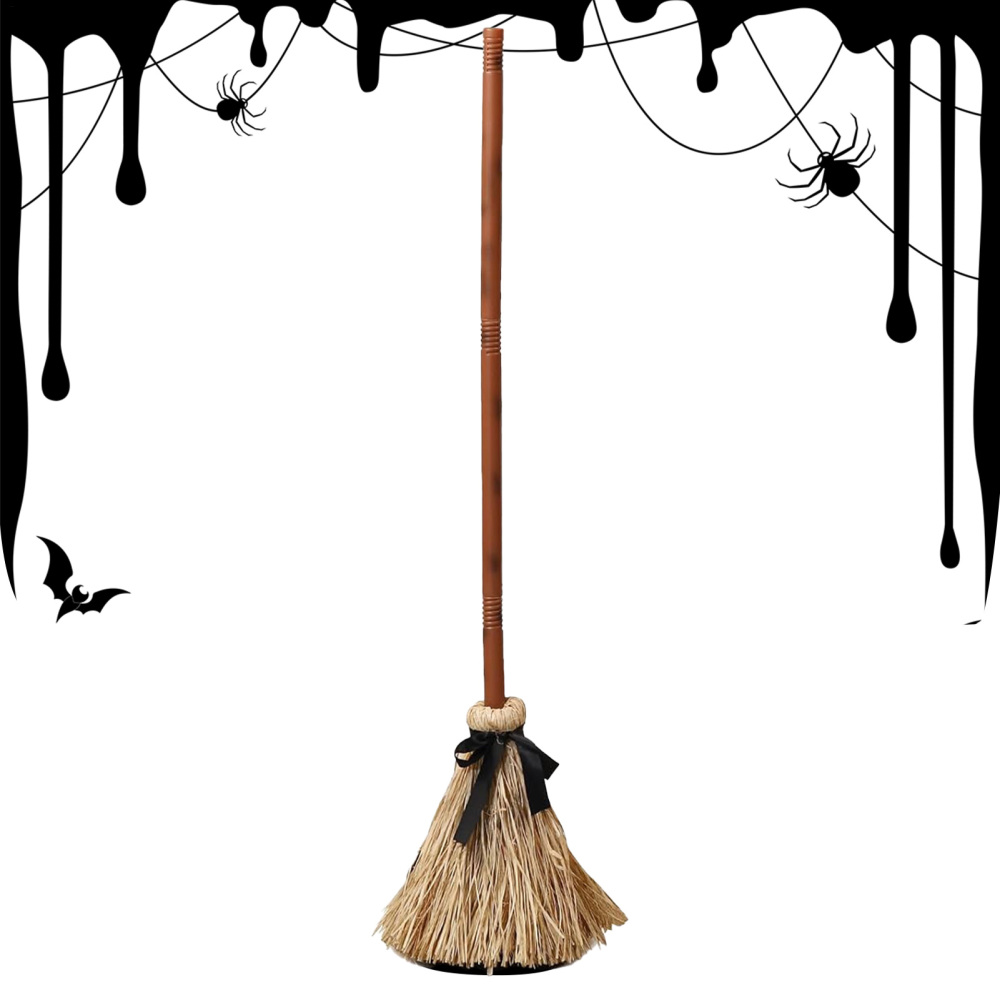 SHENERDA Witches Broom Animated Floating Witches Broom Prank Props ...