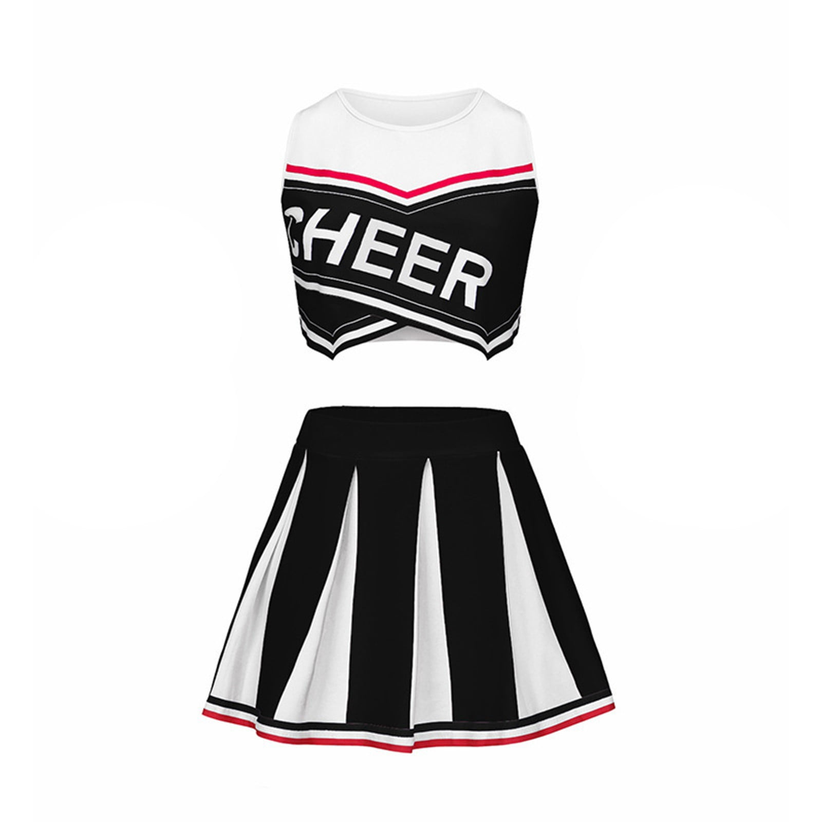 SHENGSI Girls Sleeveless Performance Dance Costumes Cheerleading ...