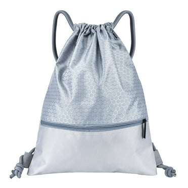 2 Pack Drawstring Backpack String Bag Sack Bag Cinch Gym Bag Storage ...