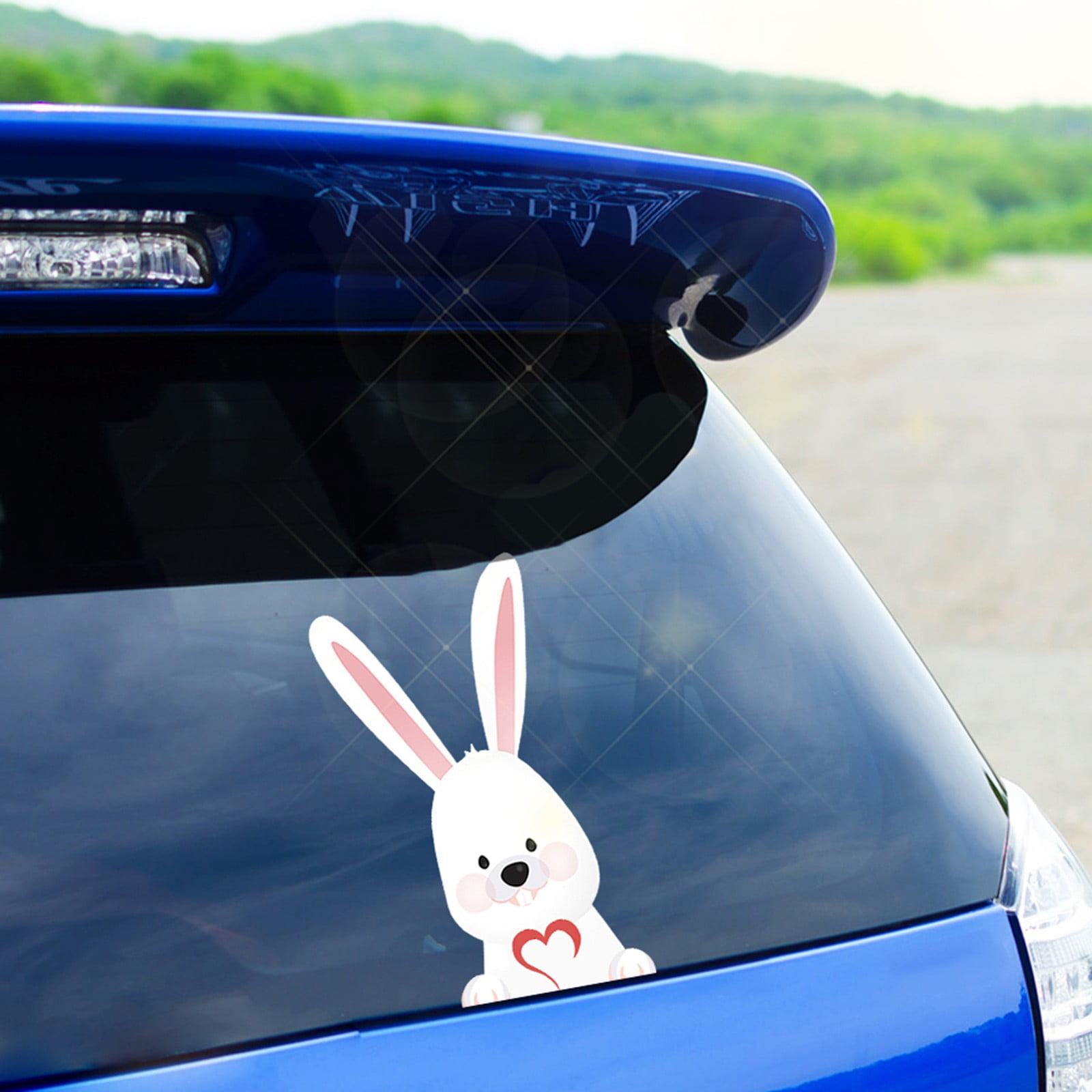 SHENGXINY Easter Bunny Stickers Clearance Rabbits Stickers Waterproof ...