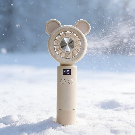 SHENGXINY Portable Fan Handheld Fan Smart Digital Display Mini Fan ...