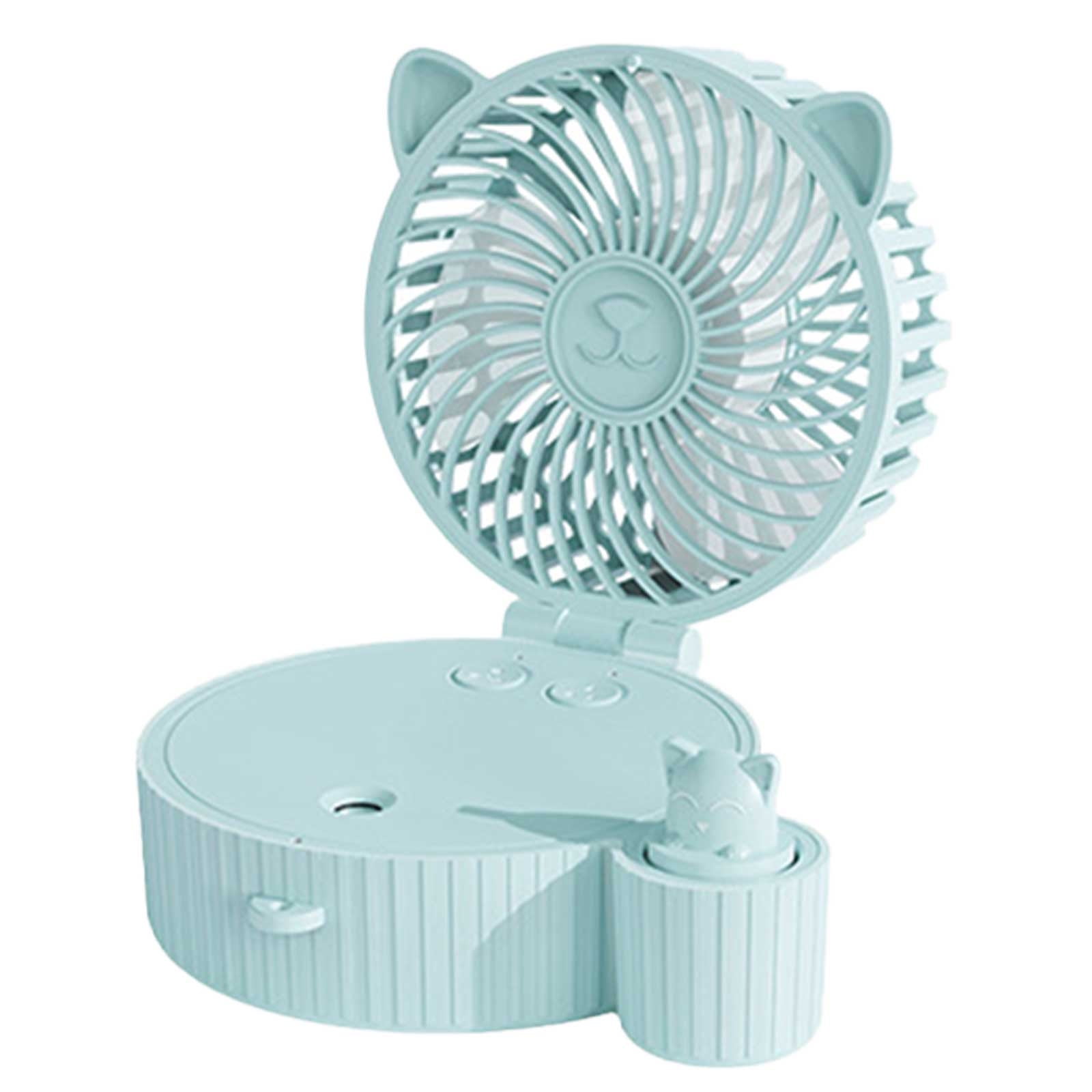 SHENGXINY Portable Fans Clearance Colorful Spray Small Fan Handheld ...