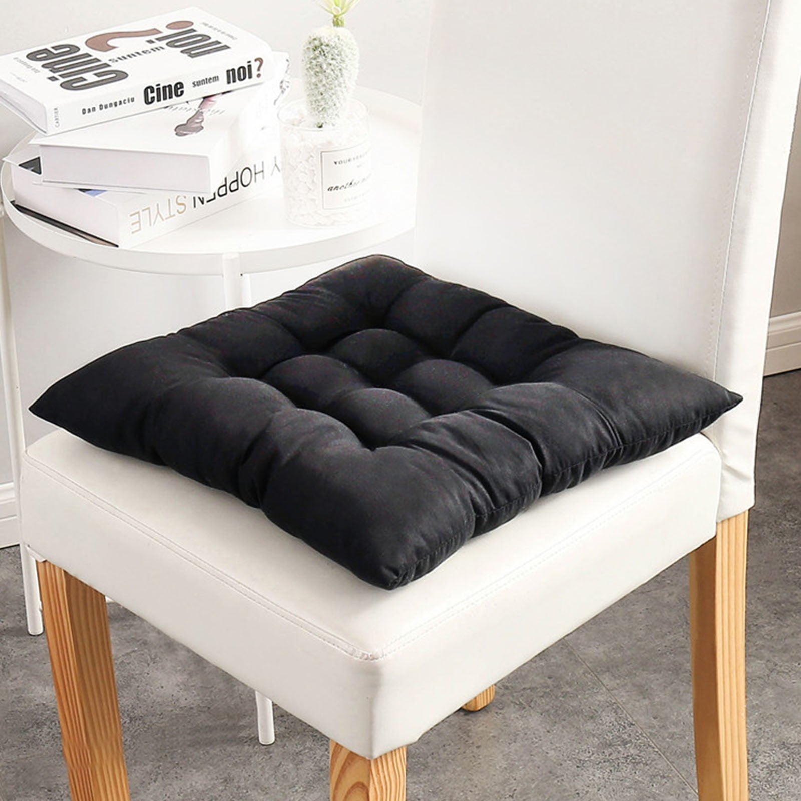 SHENGXINY Seat Cushions For Chairs Clearance Solid Color Frosted Chair ...