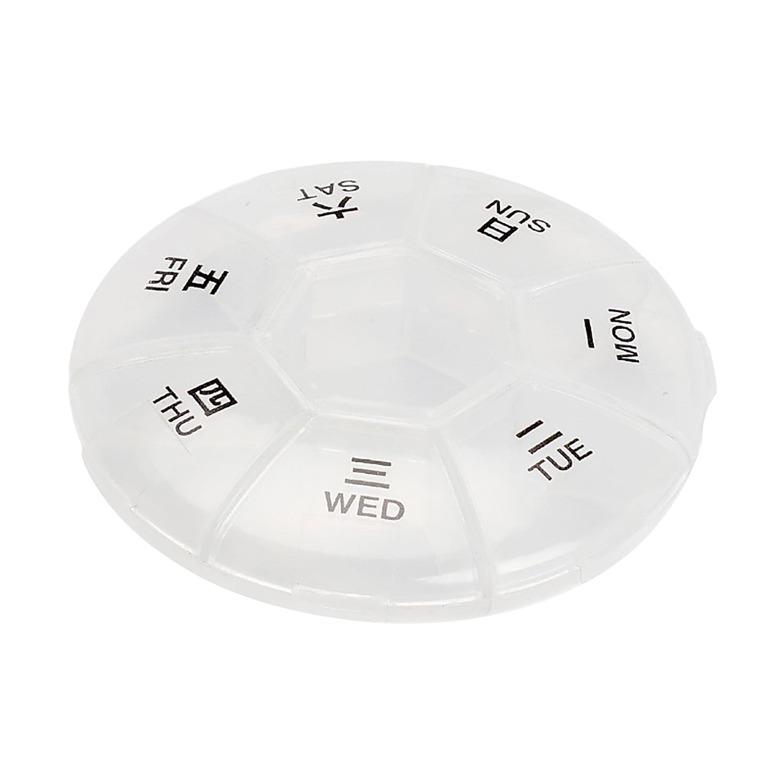 SHENGXINY Storage Appliance Clearance Round Portable Box Medication ...