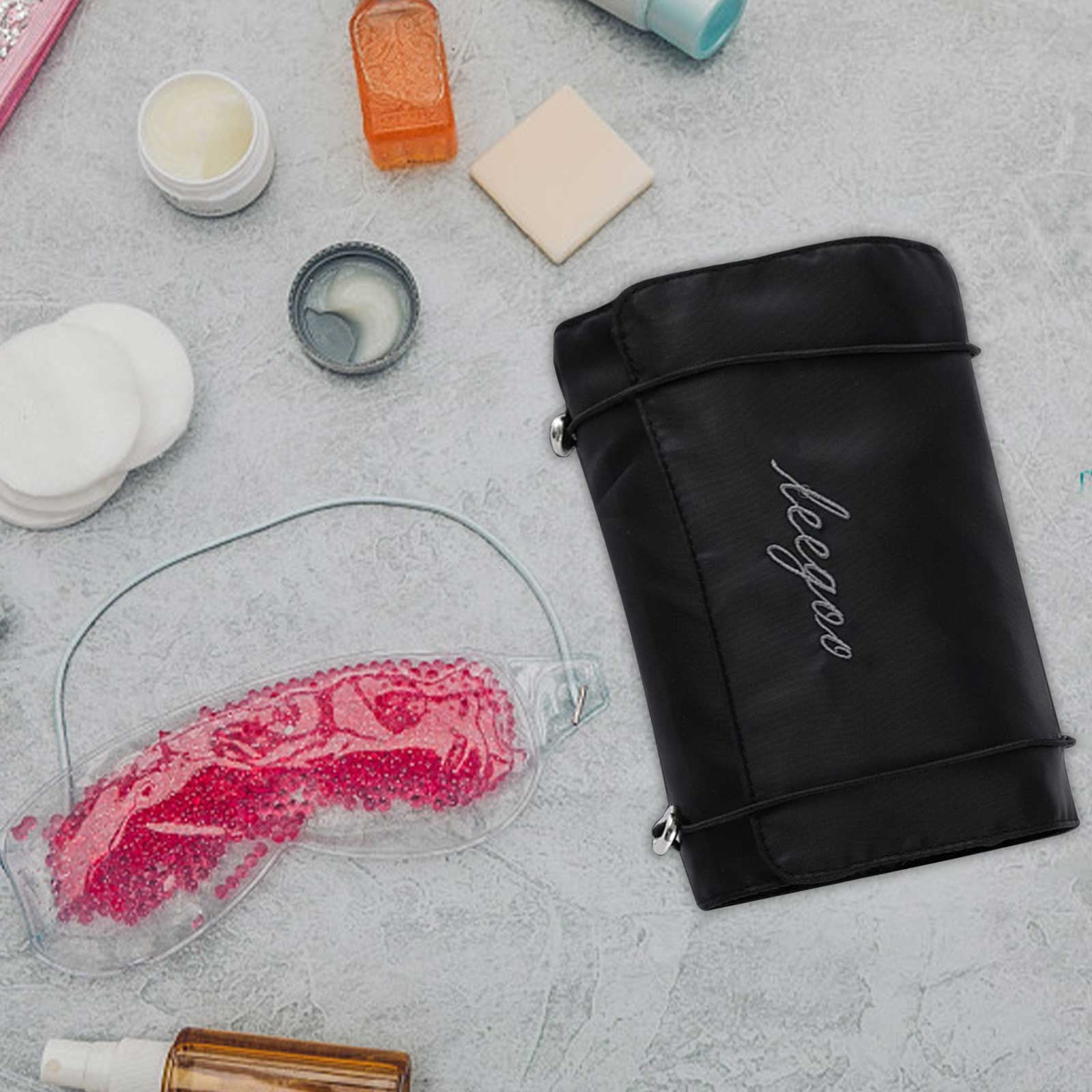 SHENGXINY Toiletry Organizer Bag Clearance Mesh Cosmetic Backpack Portable Folding Cosmetic ...