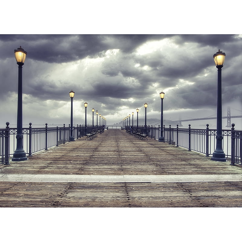 SHENGYONGBAO Vinyl Custom Photo Backdrops Bokeh Scenery Flower Wood ...